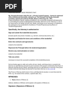 Sample No Litigation Certificate | PDF | Business | Law