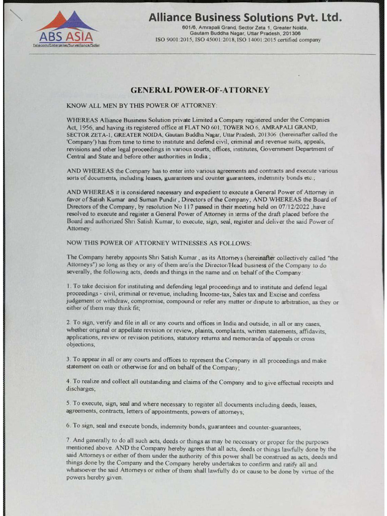 POA | PDF