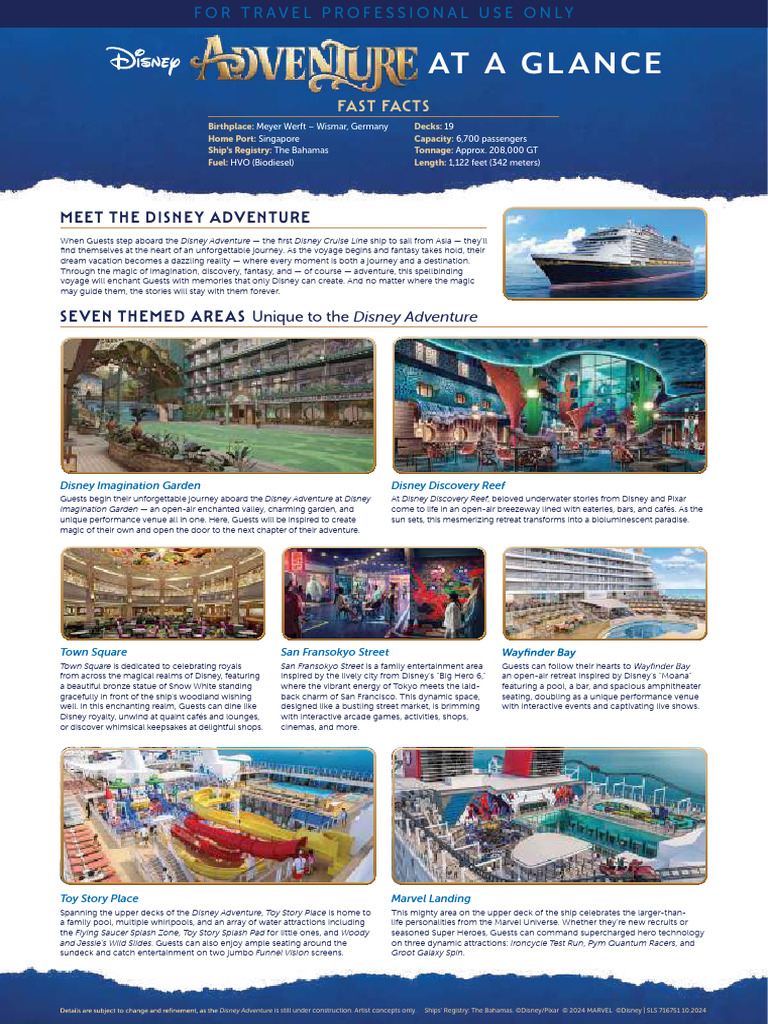 Disney Adventure Cruise Overview | PDF | Restaurants | The Walt Disney ...