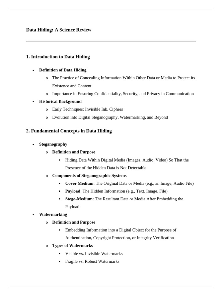 Reviewer - Data Hiding - Muqaddas Bin Tahir | PDF | Secure ...