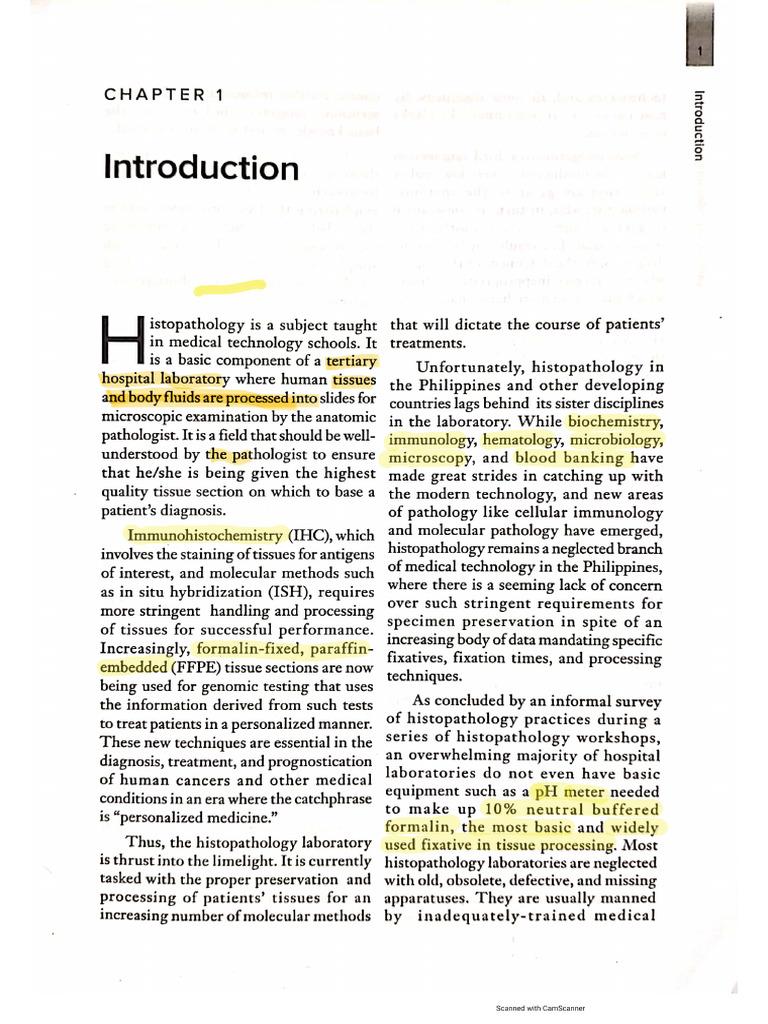 Histopath C&E 1-3 | PDF