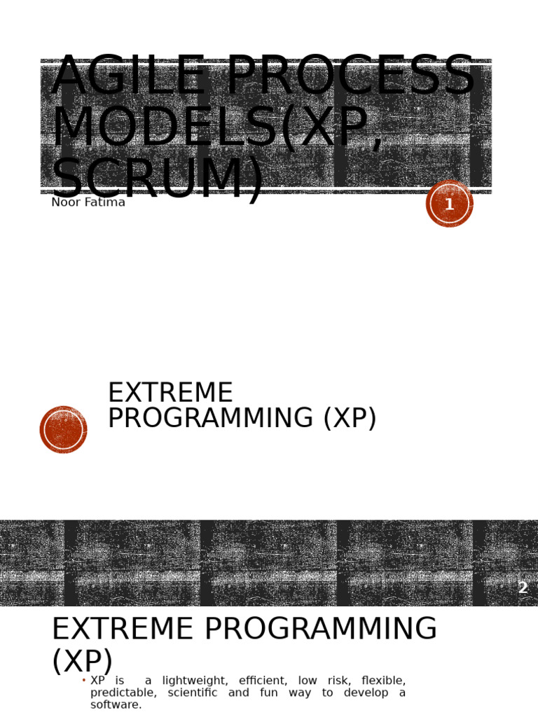 Agile Process Models(XP, Scrum) (1) | PDF | Unit Testing | Scrum ...