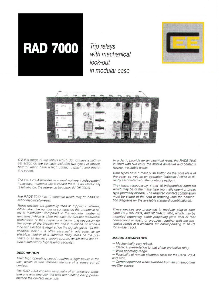 RAD7000 | PDF