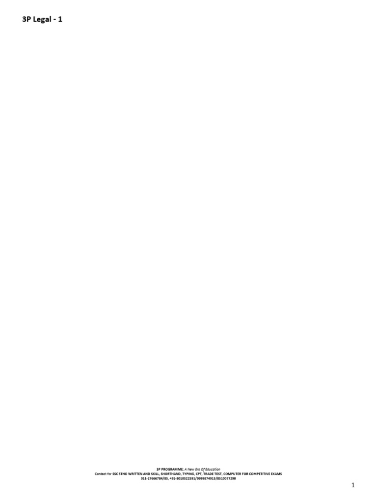 Final Sheet Legal-1 To 220 | PDF | Arrest | Lawsuit