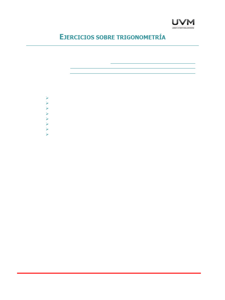 A3 AGMC Ejercicios Mate | PDF | Triángulo | Trigonometría