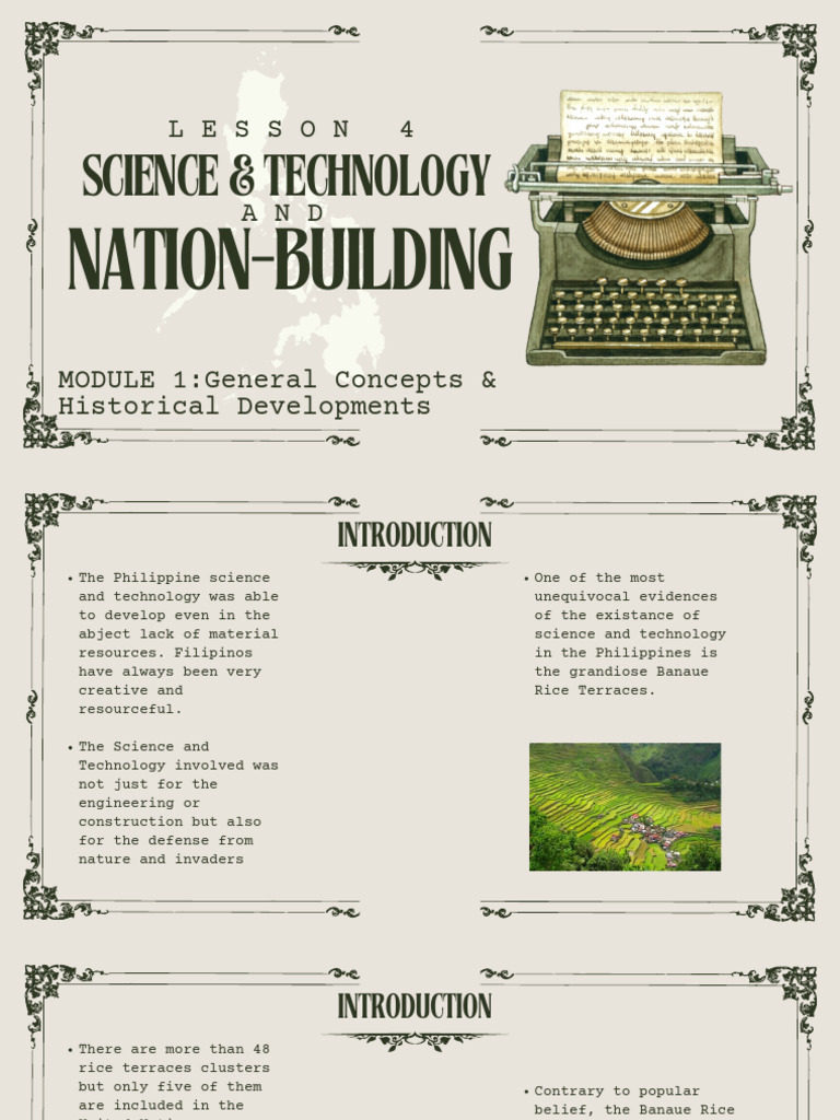 STS - M1L4 Science & Technology and Nations Building | PDF | Science ...