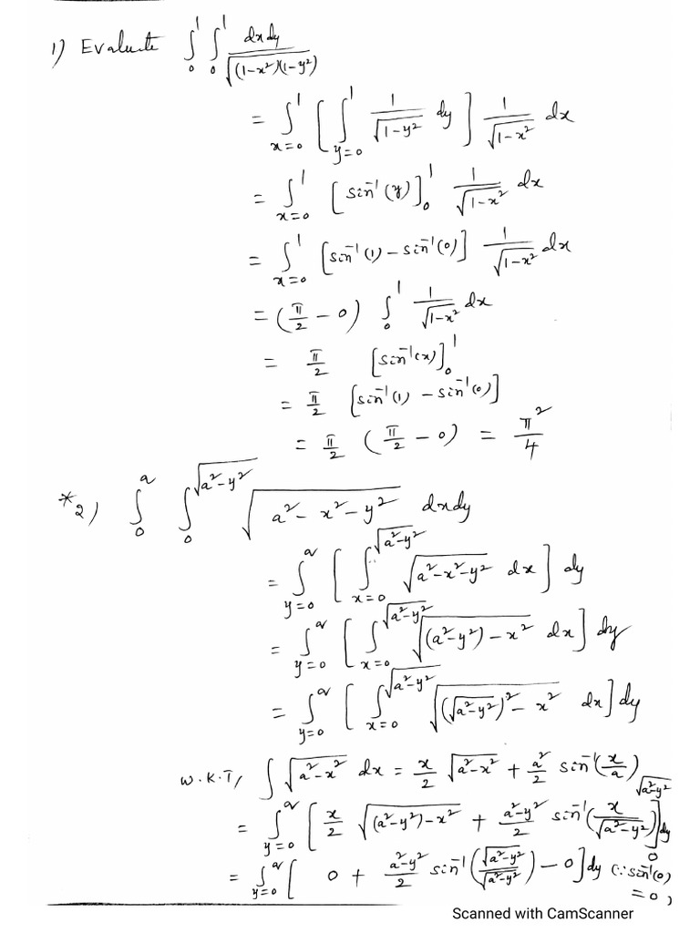 Integrals | PDF