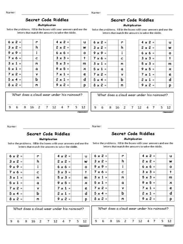 Worksheet Math 5 | PDF