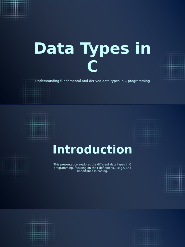 Data Types in C | PDF | Pointer (Computer Programming) | Data Type