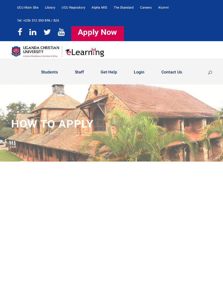 HowToApply-UgandaChristianUniversityeLearning 1742797846426 | PDF