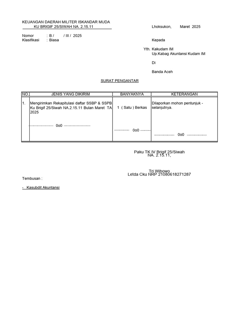 pengantar SSBP & SSPB 2025 | PDF