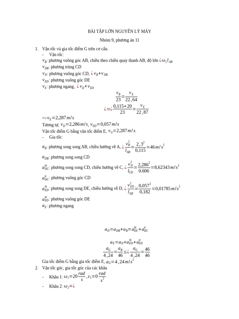BTL_NLM_Thuyết minh | PDF