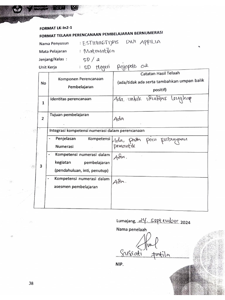 LK IN 2 - 1 Susiati F. | PDF