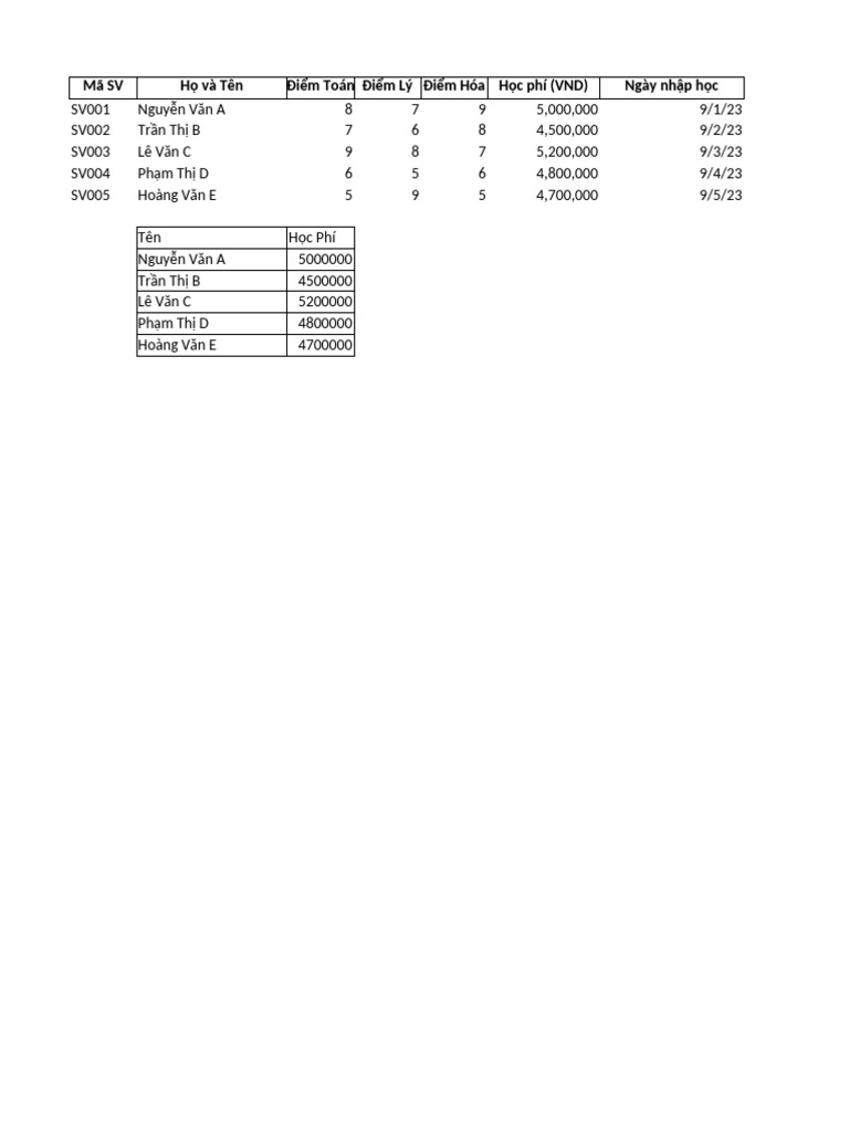BaiTap_Excel_T5 (1) | PDF