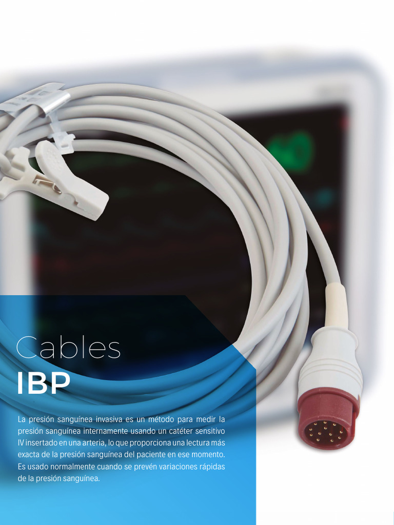Insanex Catalogo Cables Ibp | PDF | Presión sanguínea | Presión