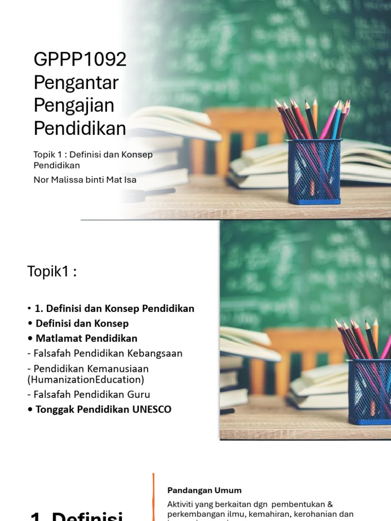 Definisi dan Konsep Pendidikan | PDF