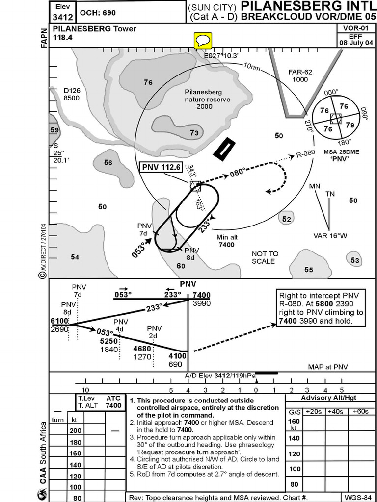 Fapn - Breakcloud Vordme Rwy 05 - Vor-01 08jul2004 | PDF