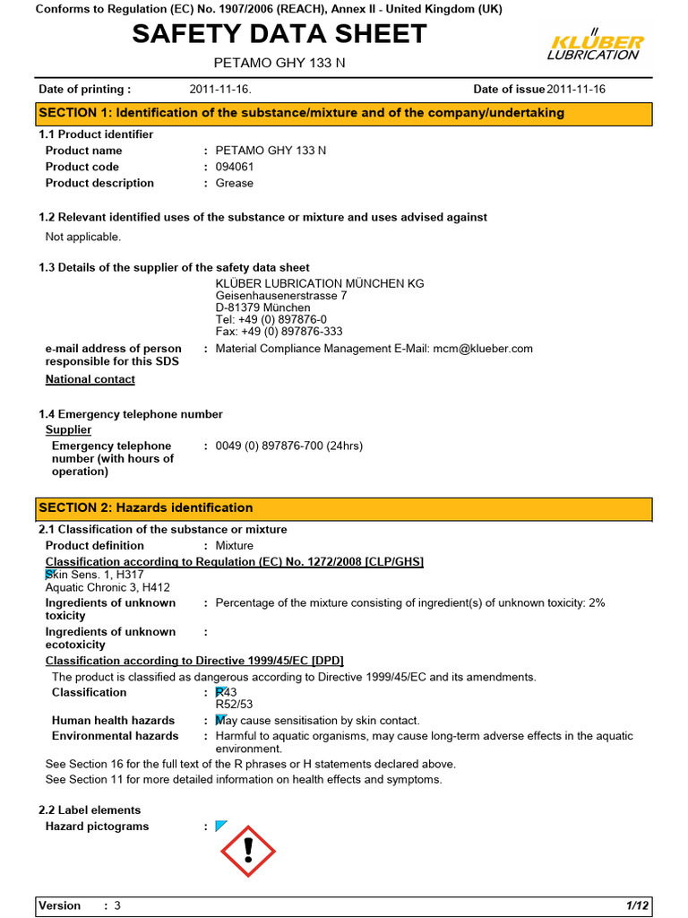 PETAMO GHY 133N Nova Ingles | PDF | Toxicity | Toxicology