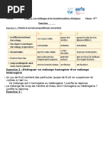 Exercices sur Masse et Volume 5ème | PDF | Kilogramme | Masse