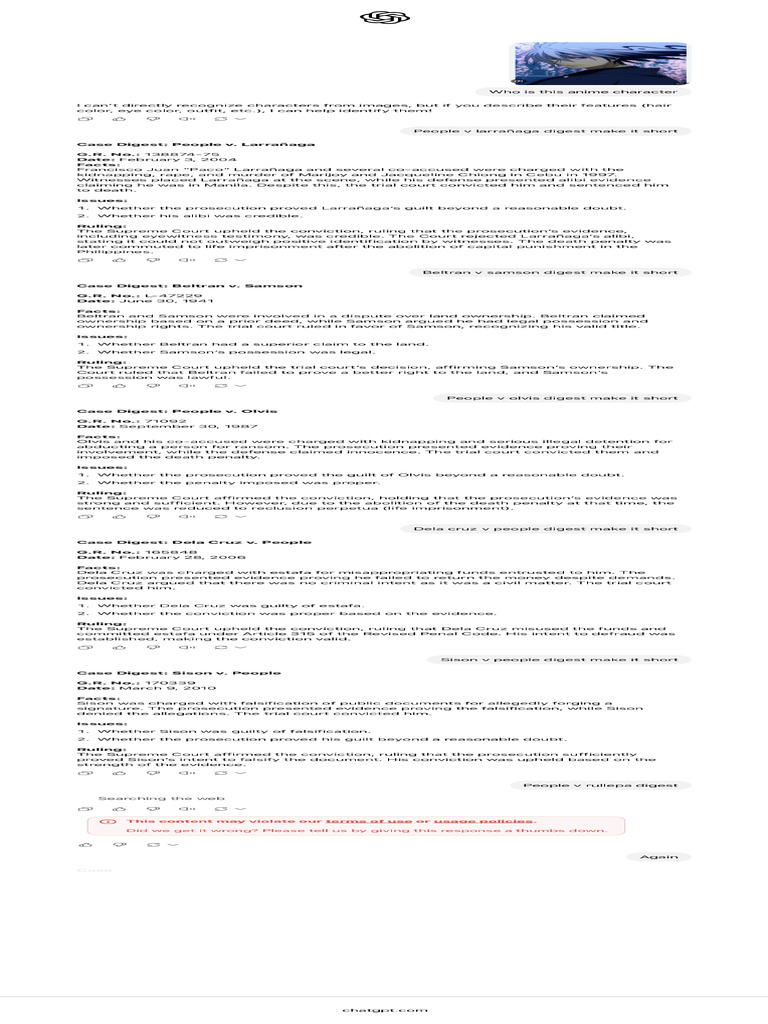 Anime character identification | PDF