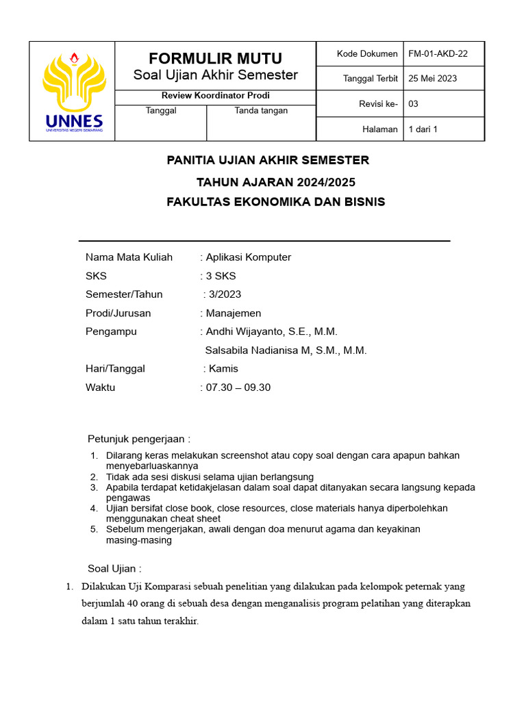 UAS Aplikom 2024 | PDF