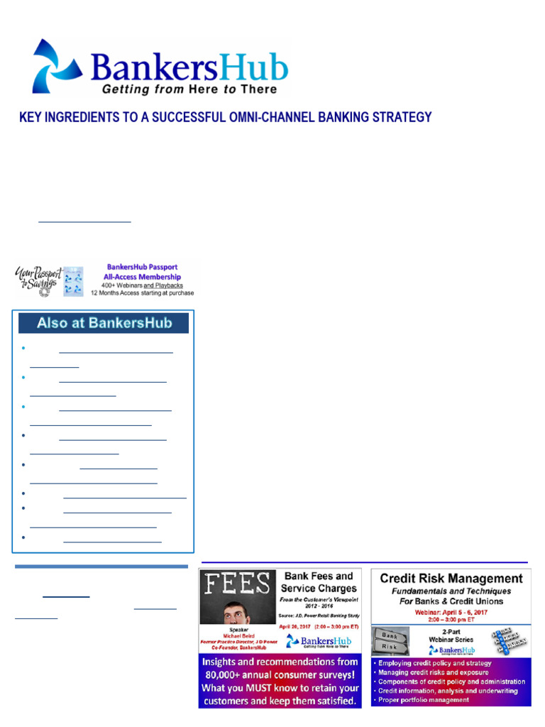 BankersHub-Key Ingredients To A Successful Omni-Channel Banking ...