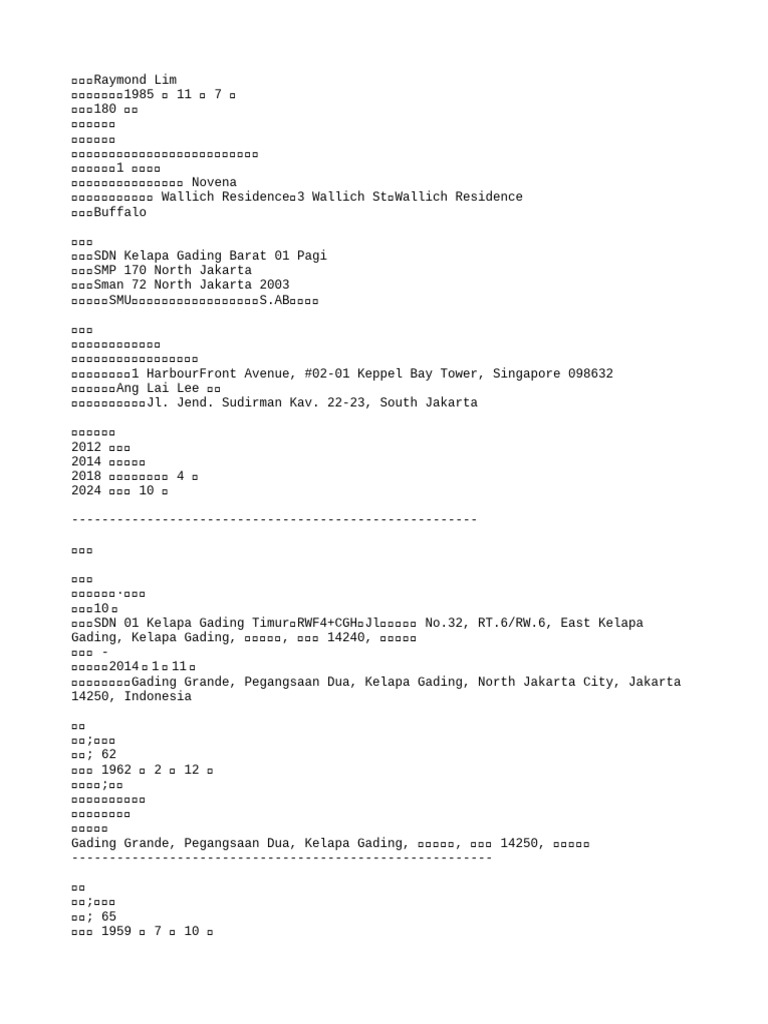 Raymond Lim | PDF