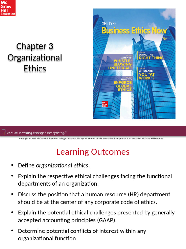 Organizational Ethics | PDF