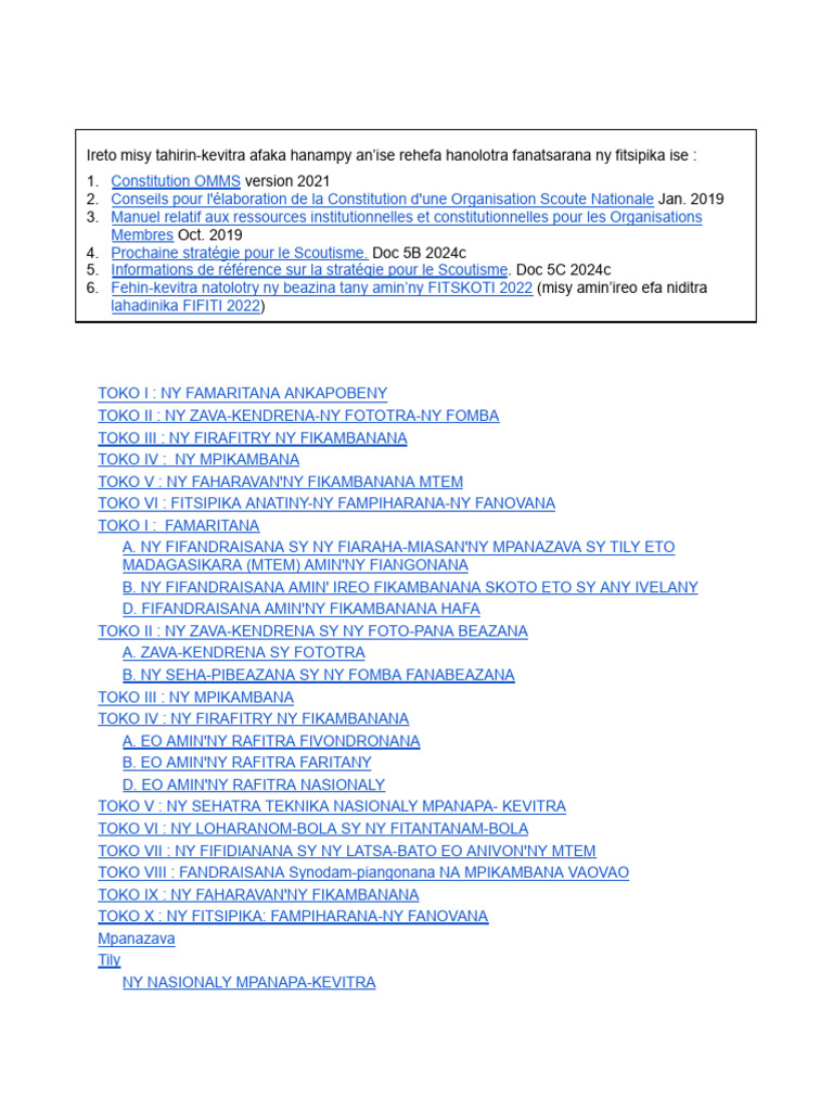 Fitsipika MTEM | PDF