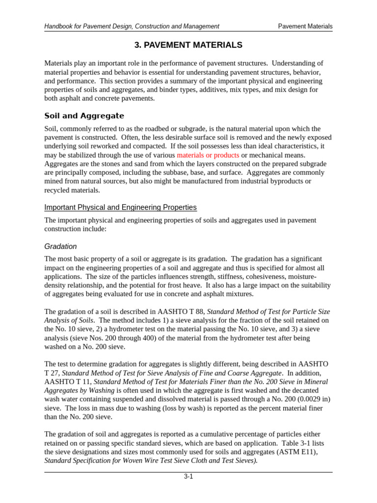 3 Pavement Materials | PDF | Porosity | Young's Modulus