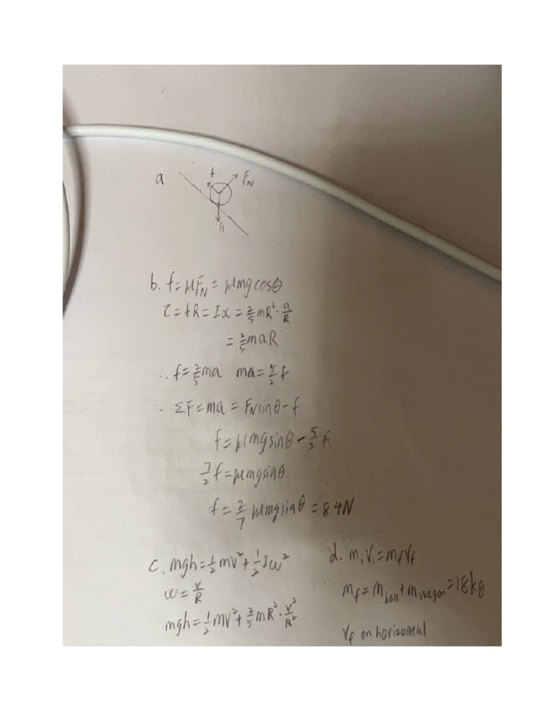 Yinkai Xu - Phys HW - Complete Attached Rolling Without Slipping ...
