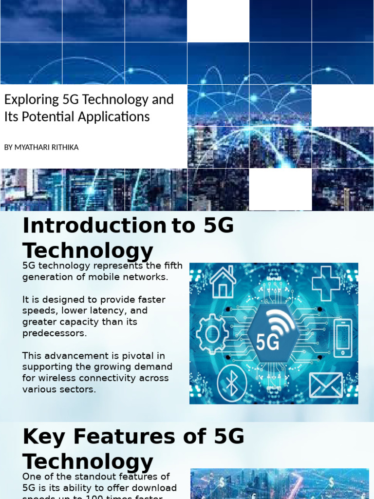 Exploring 5G Technology and Its Potential Applications | PDF | Computer ...