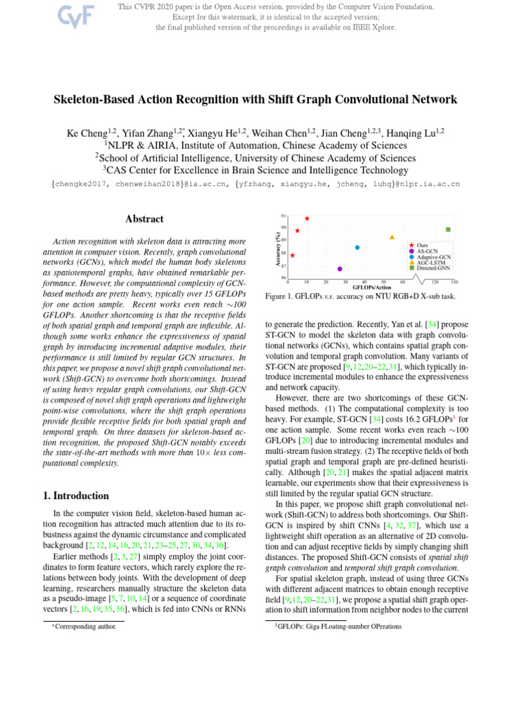 Cheng Skeleton-Based Action Recognition With Shift Graph Convolutional Network CVPR 2020 Paper ...