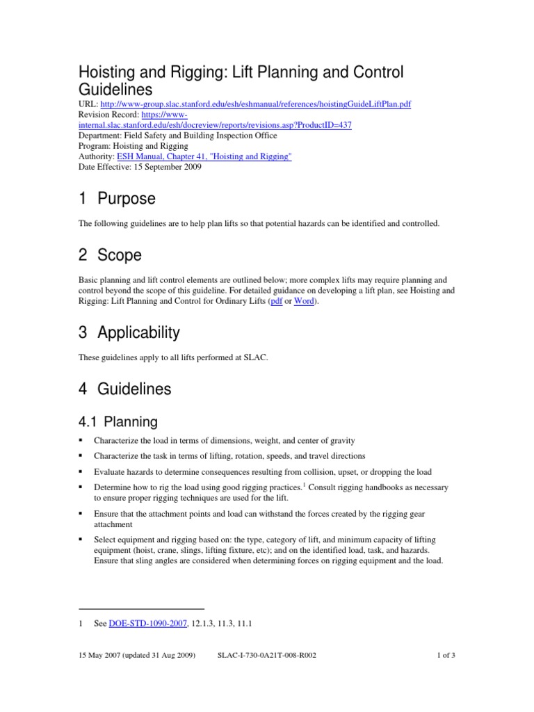 Hoisting Guide Lift Plan | Download Free PDF | Elevator | Crane (Machine)