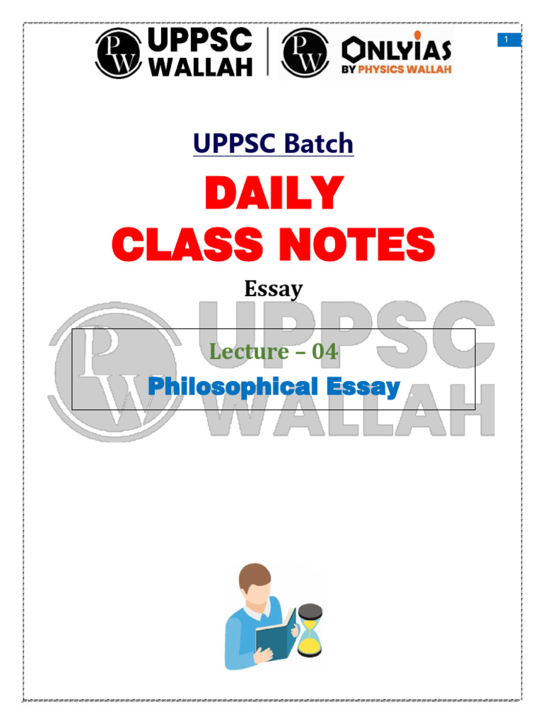 Philosophical Essay Writing Guide | PDF | Dialectic | Logic