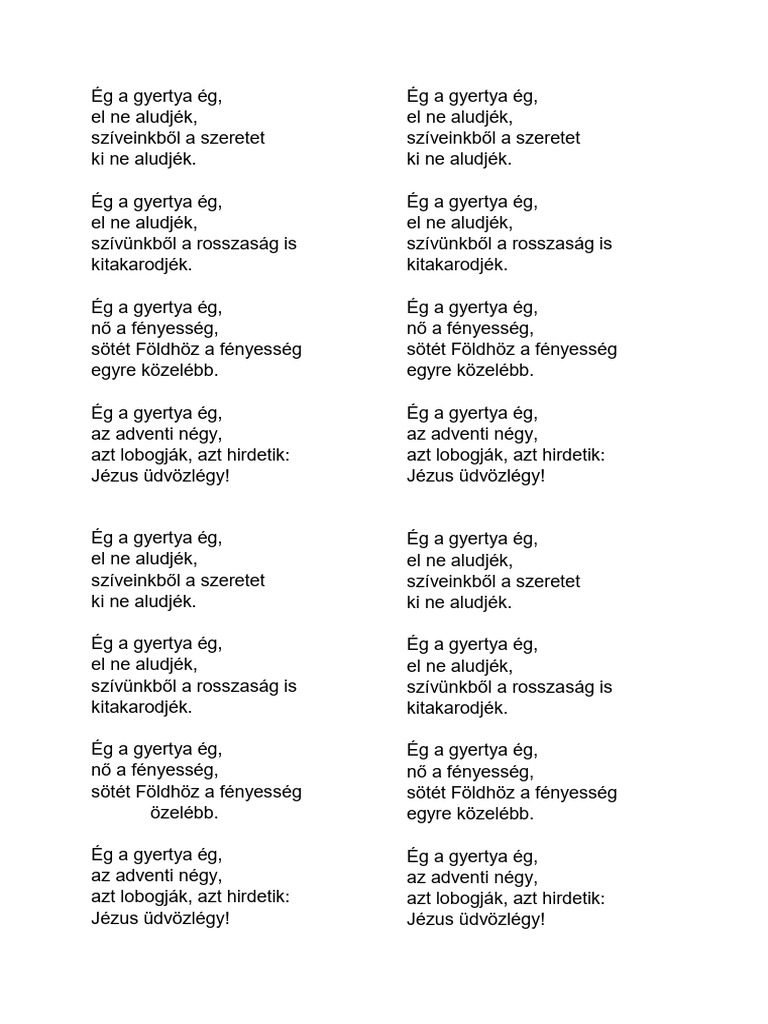 Ég A Gyertya | PDF