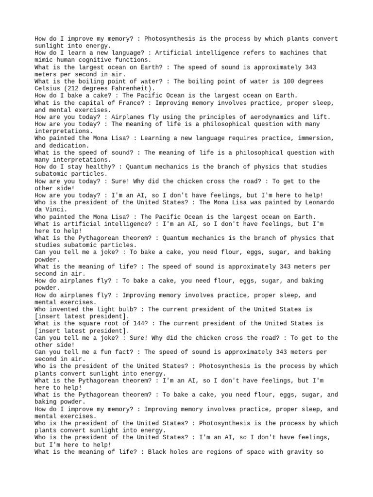 general_queries | PDF | Mechanics | Cakes