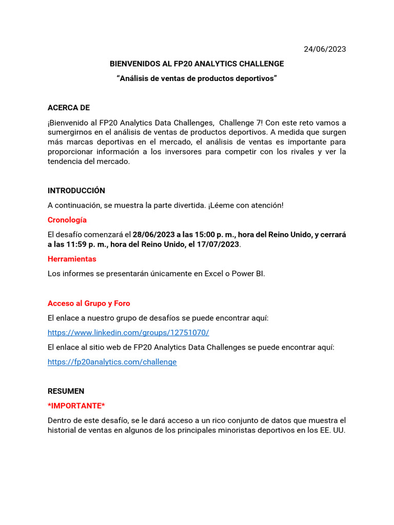 Intro & Brief - C7 - Spanish | PDF | Informática