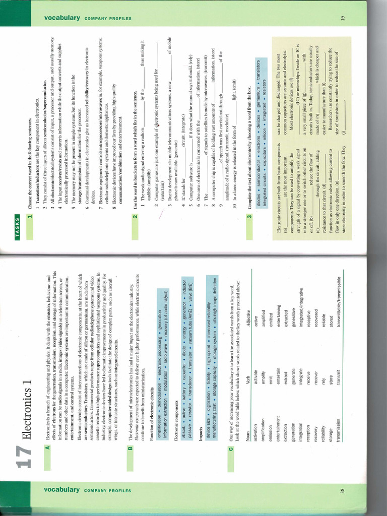 Electronics 1 2 Vocabulary | PDF