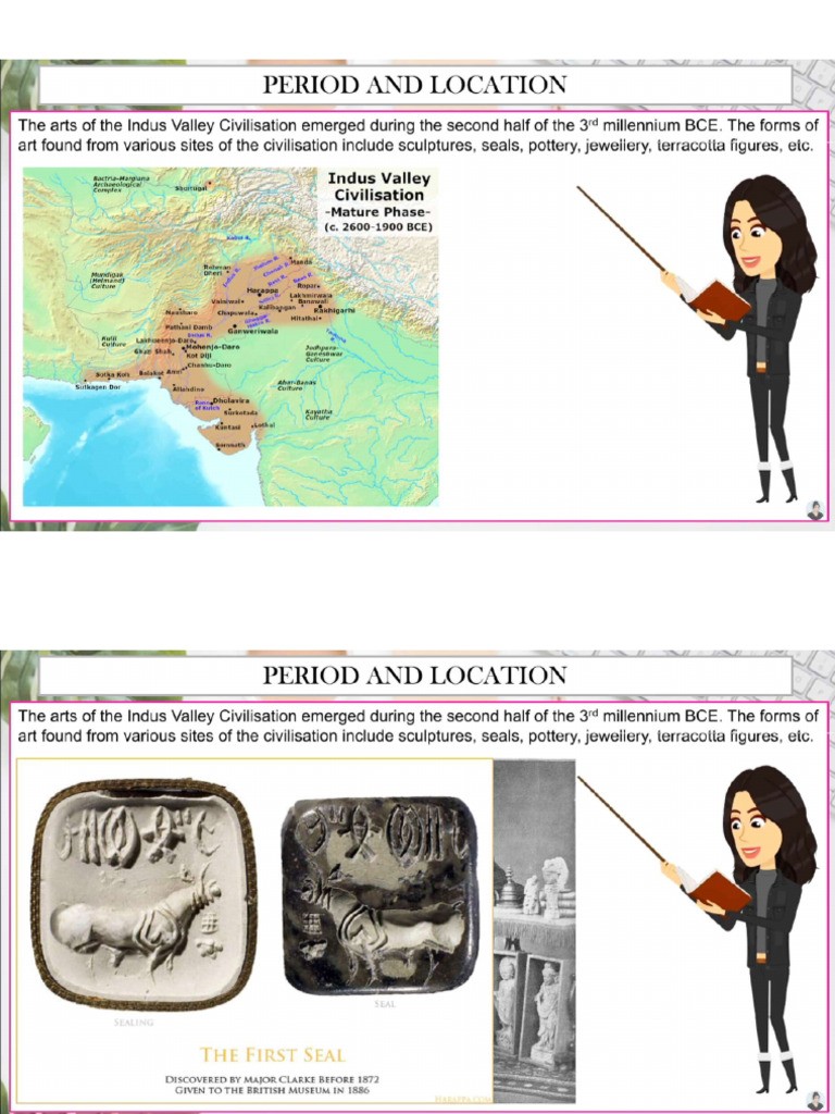 Art Introduction and Art of Indus Valley Civilization Part - 2 | PDF
