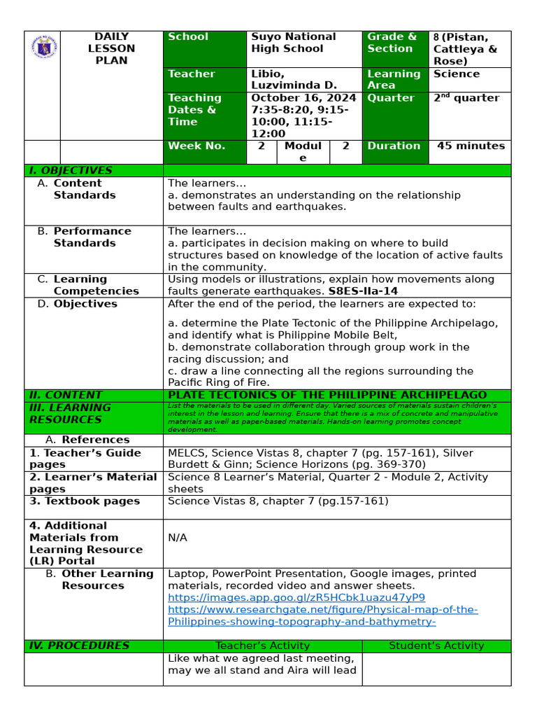 Plate Tectonics, Mobile Belt and Pacific Ring of Fire | PDF | Plate ...