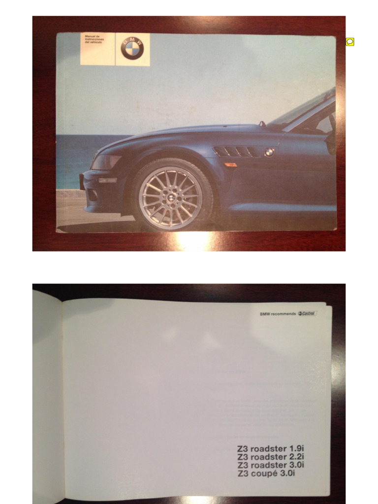 Manual Usuario BMW Z3-1 | PDF
