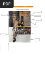 Double Page Spread Analysis Guide | PDF | Typefaces | Graphic Design