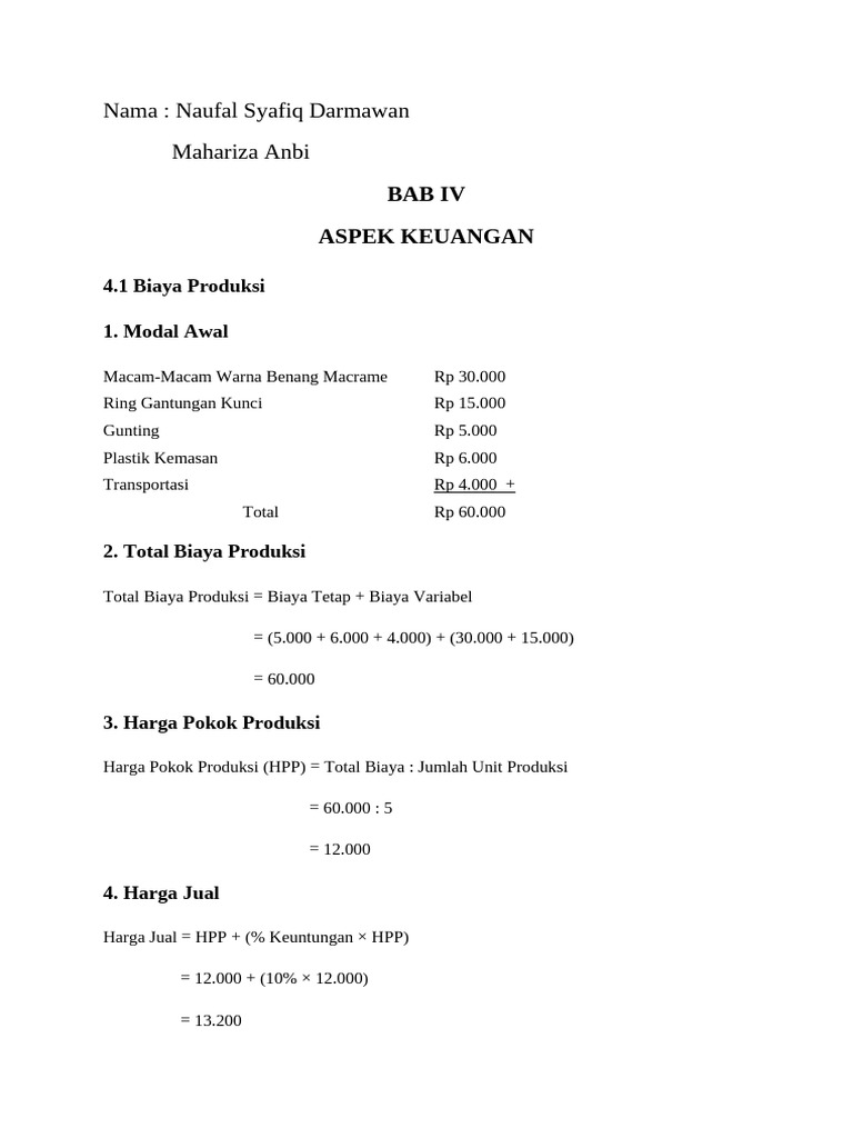Pkwu Bab 4 Proposal | PDF