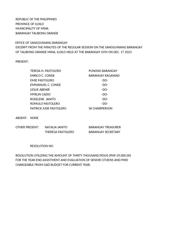 Justification Letter | PDF