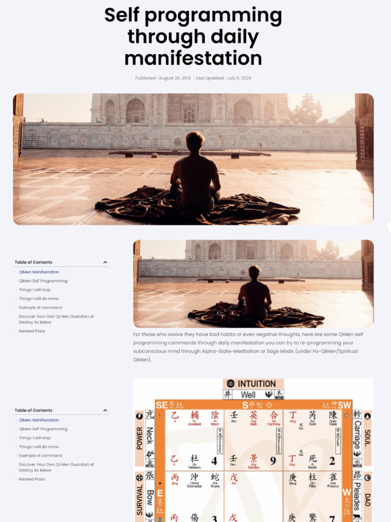 Self Programming Through Daily Manifestation | PDF