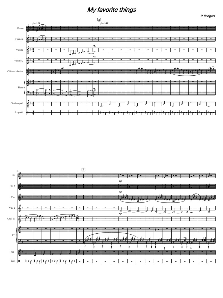 My Favorite Things | PDF