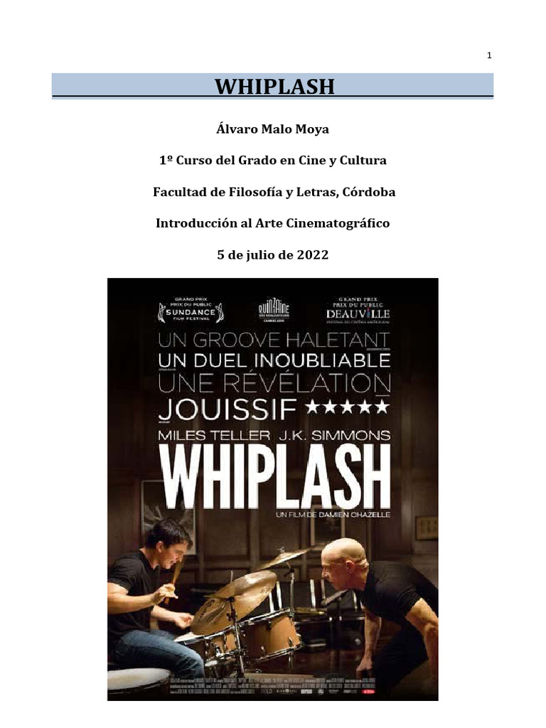 Whiplash | PDF