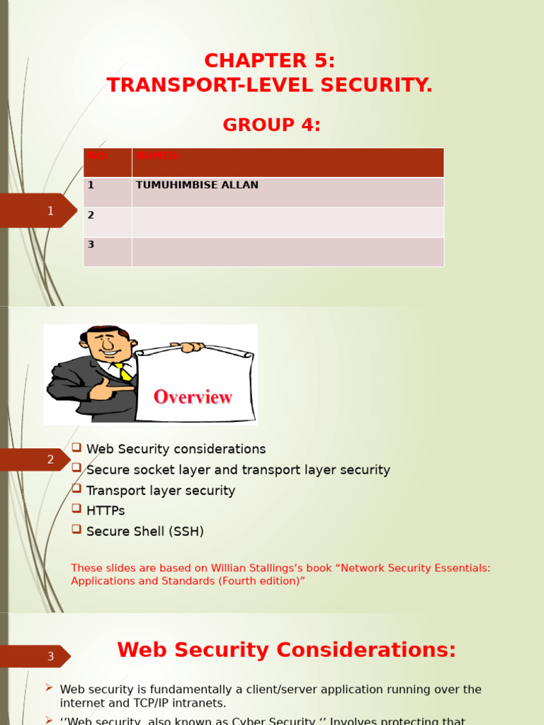 Transport Layer Security Overview | PDF | Transport Layer Security ...