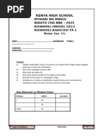 Insha Kcse Latest | PDF
